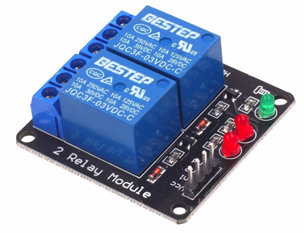 Relay Module 3V 3.3V 2 Channel มอดูลรีเลย์ 2 แชลแนล – TiDo Technology